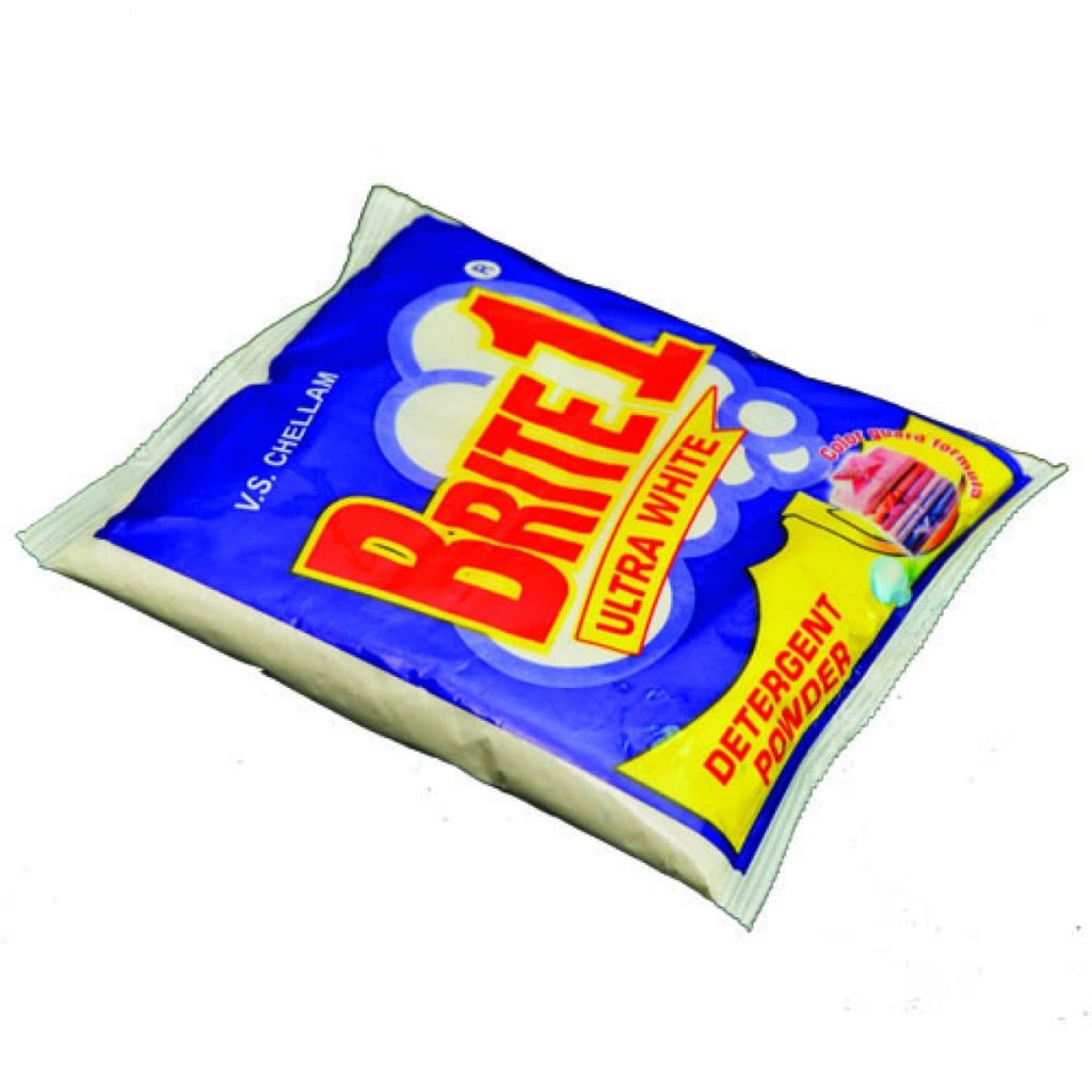 Brite Ultra Detergent Powder 500gm – Chellam Soap & Detergent Factory